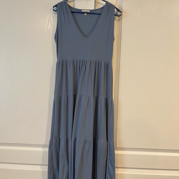 See You Monday | Dresses | See You Monday Blue Maxi Dress | Poshmark